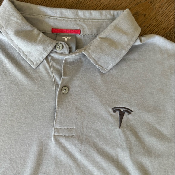 Tesla | Shirts | Nwot Mens Tesla Employee Issued Stretch Cotton Polo ...